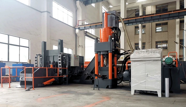 Vertical Metal Chip Briquetting Machine | Efficient Scrap Metal ...